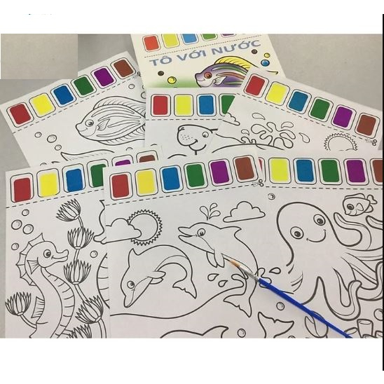 Dry COLORING PAGES FOR KIDS AS PAINTERS - Creative coloring set of 6 A4 ...