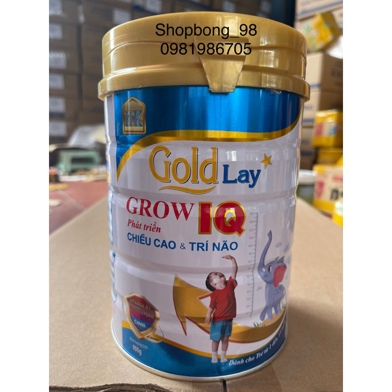Goldlay Grow IQ height growth milk powder 900gr (GENUINE) | Shopee ...