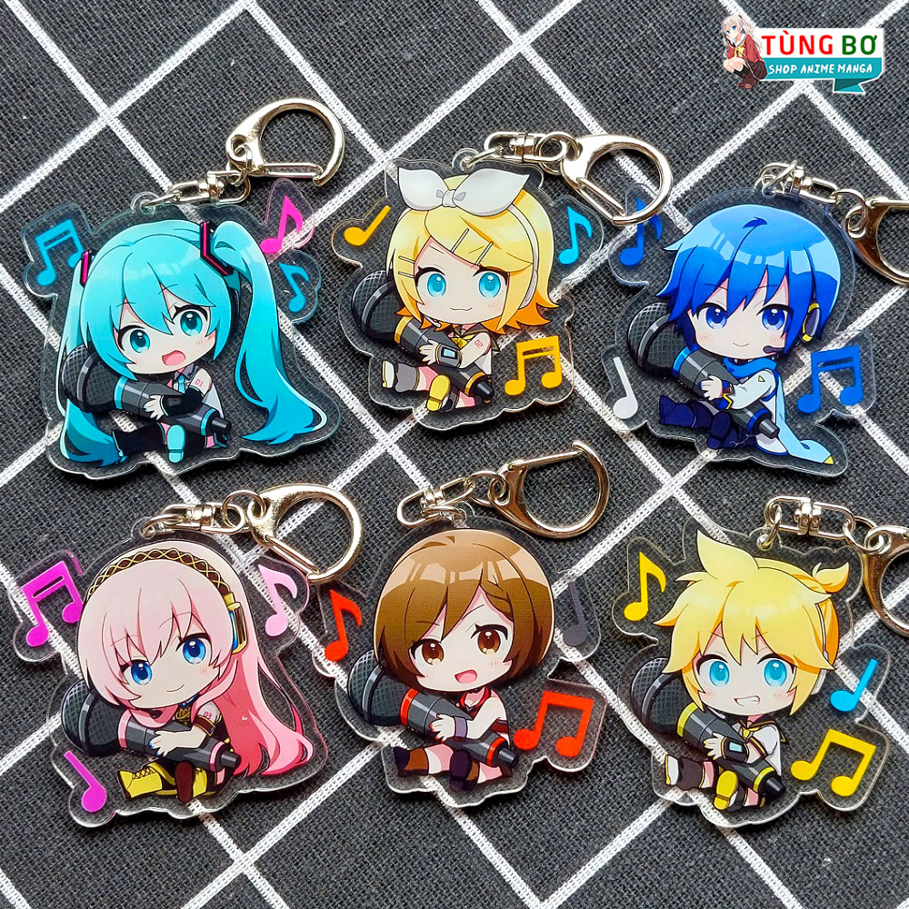 Vocaloid Keychain (Miku, Rin, Len, Luka, Kaito, Meiko) | Shopee Singapore