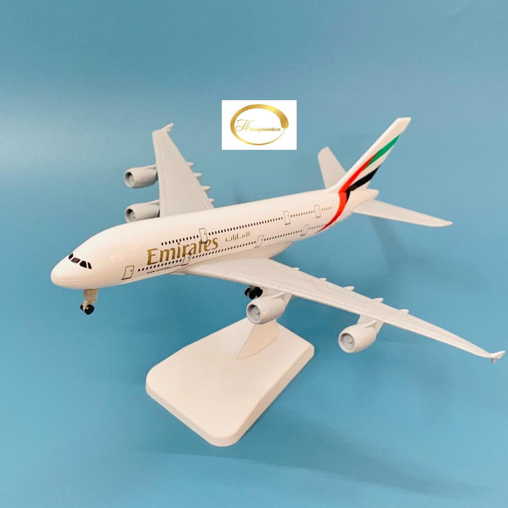 Airplane Model Airbus A380 EMIRATES 20CM High Quality 1:400 Scale ...