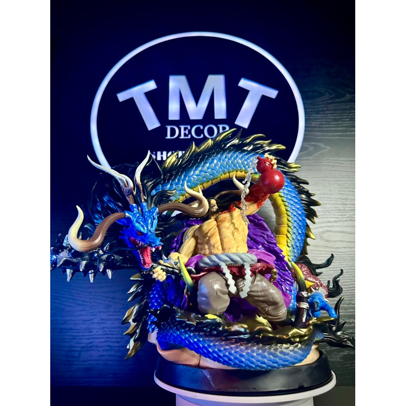 One Piece model + Kaido character 28cm large version + led support ...