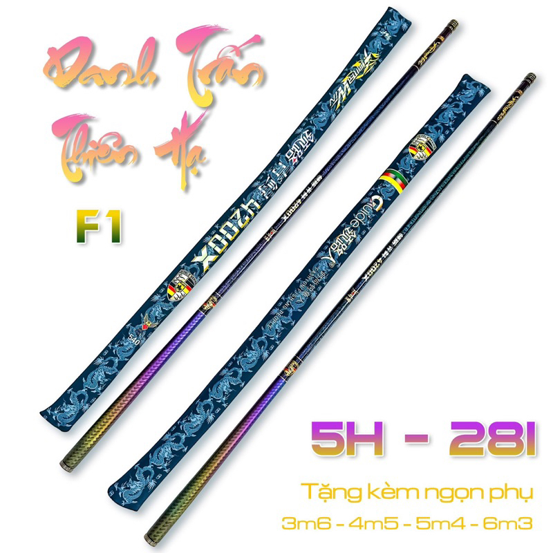 Can Danh Chan Thien Ha 5H Get 1 extra tip 1 rod bag Free blade shaft ...