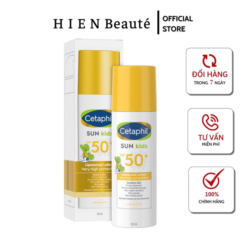 Cetaphil Sun Kids Liposomal Lotion SPF 50+ 150ml | Shopee Singapore