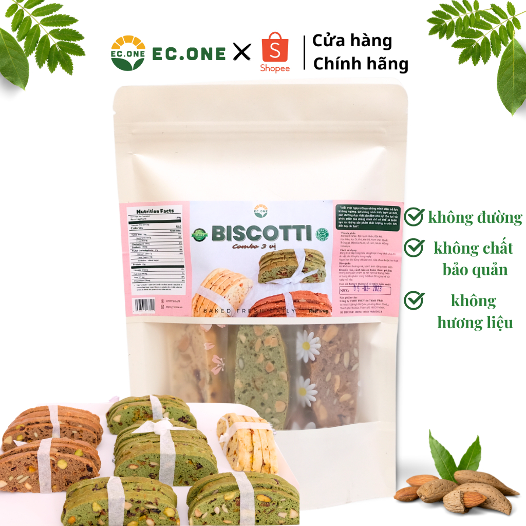 Biscotti Ec-One 3-flavors in 1 no Sugar to support weight loss ...