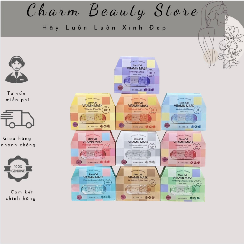 Full Box - Banobagi Skin Mask [Caro Sample] | Shopee Singapore