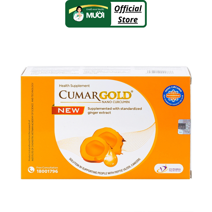 Cumargold New helps reduce stomach and duodenal ulcers, box of 30 ...