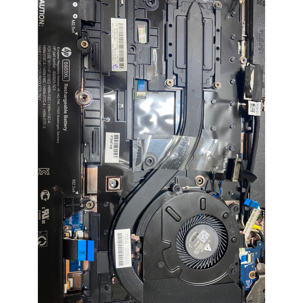 Hp elitebook 830 g5,820 g3,840 g3,g5,840 g1,g2 components: Fan and ...