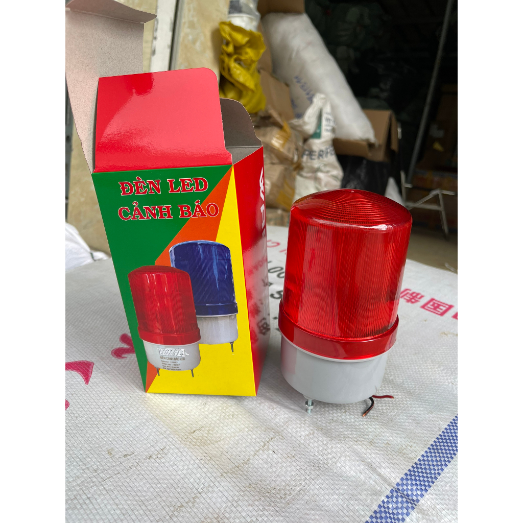 Rotating warning light uses 12V electricity. 24v .220V - With siren and ...