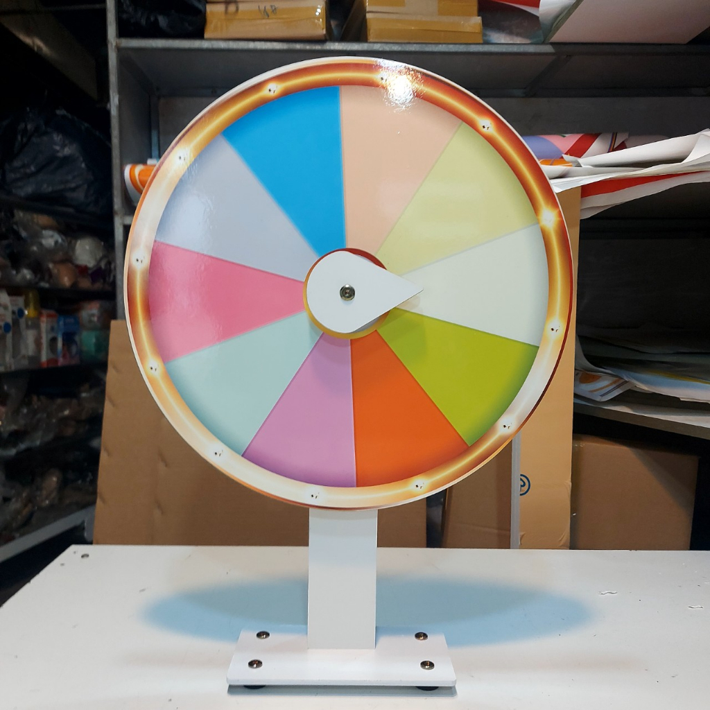 Wheel (lucky 10 colored boxes with copper rim - Size: 40cm C60cm ...