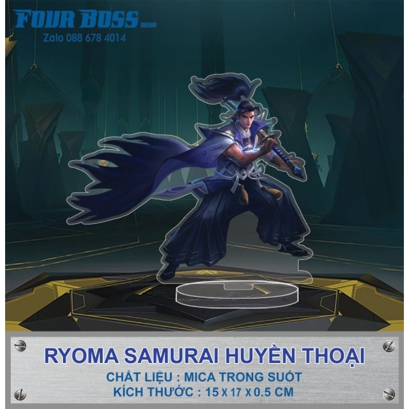 Legendary General Ryoma Samurai Model in the Game Lien Quan Mobile ...