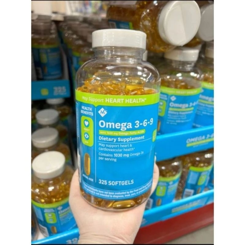 (Date October 25) Omega 369 Pills - Omega 3-6-9 Member's Mark 325 pills ...