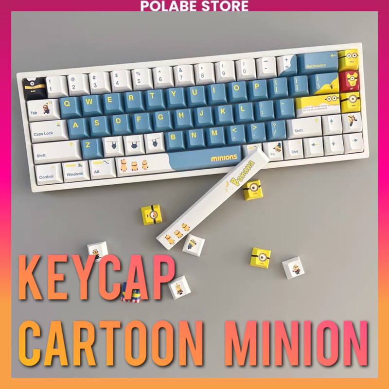Minion INDUSTRIES Profile Keycap made of PBT dyesub material used on ...