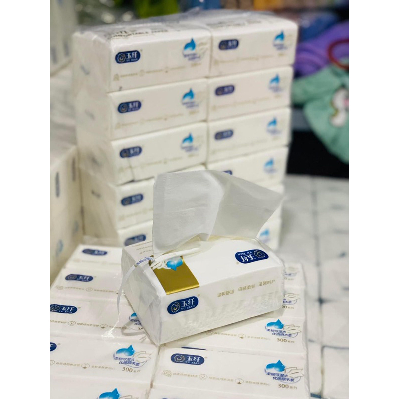 12 Packs of Chinese domestic Soft dry tissue, natural toughness, water ...