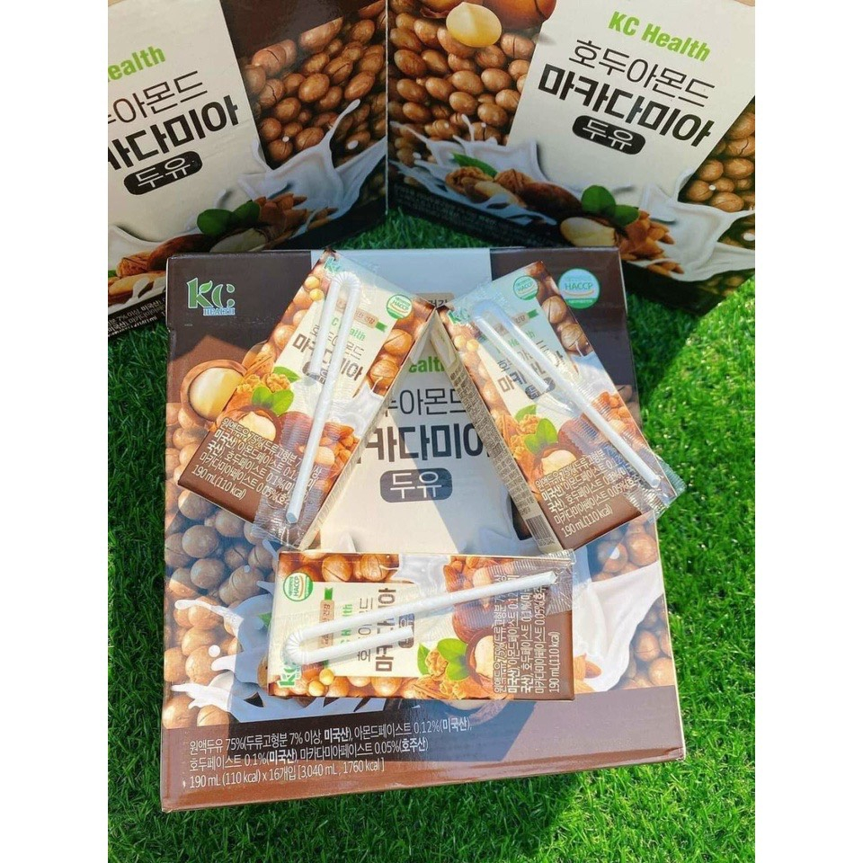 Kc Health Korean Macadamia Nut Milk box of 16 boxes 190ml/box | Shopee ...