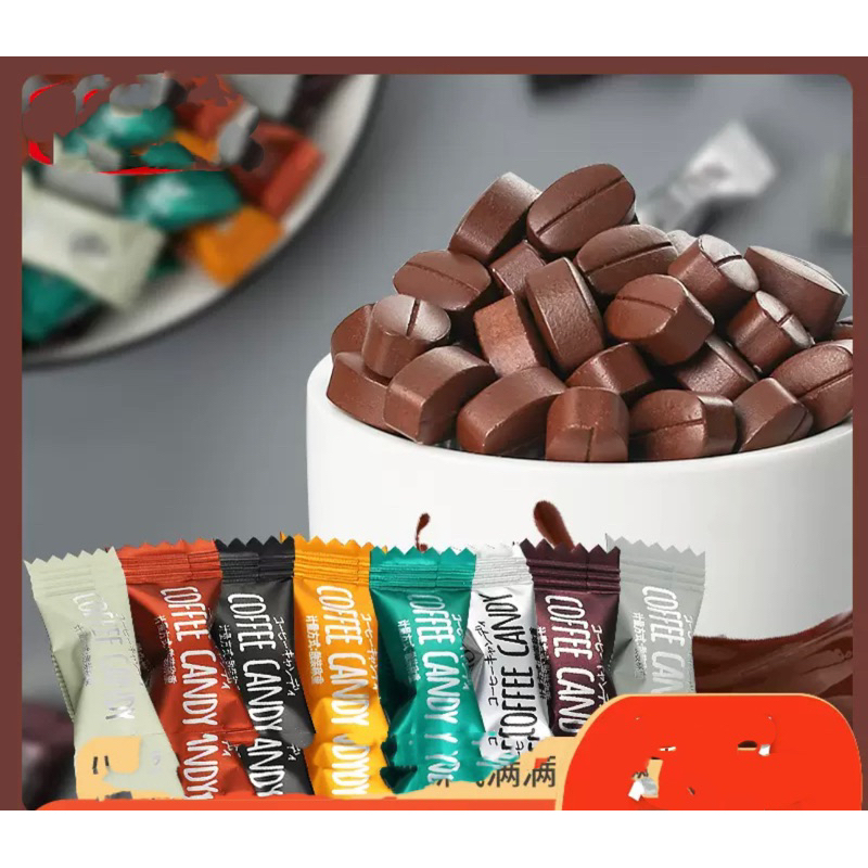 [ 1 bag of 100 tablets ] Sugar-Free Coffee Candy / Diet Candy / Milk ...