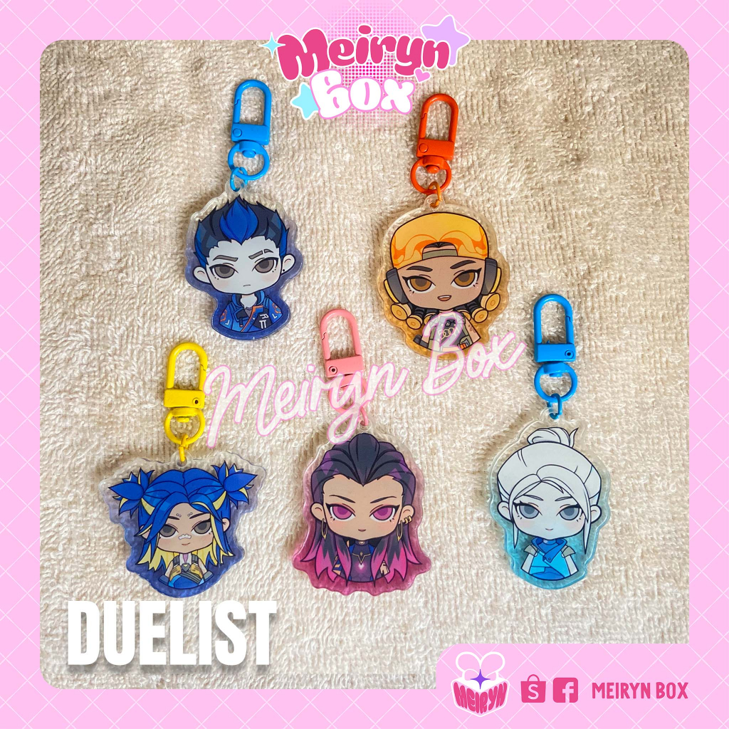 [KEYCHAIN] Valorant Character Keychains - VALORANT - Meiryn Box ...
