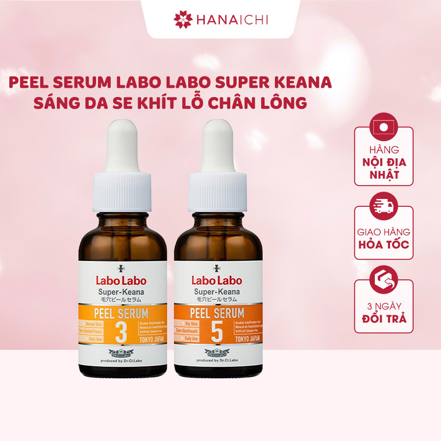 Peel Labo Labo Super Keana Serum brightens skin to tighten Pores 30ml ...