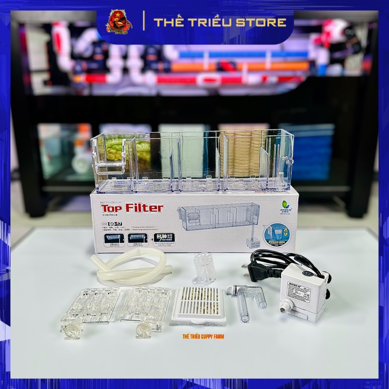 Overflow filter on Jeneca fish tank GD-15, GD-16, GD-17, GD-18, GD-19 ...