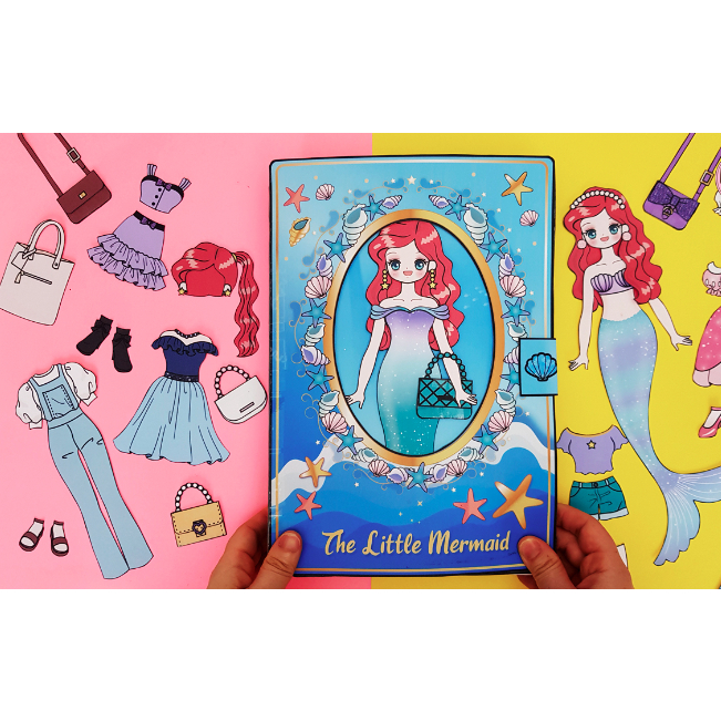 Paper Doll House Of The Red-Haired Princess Pappyfunny | Shopee Singapore