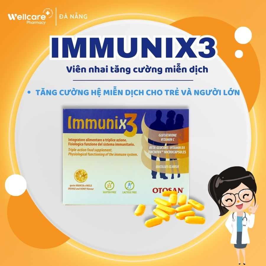 Otosan Immunix3 Chewable Tablets [Genuine] – Strengthens the immune ...