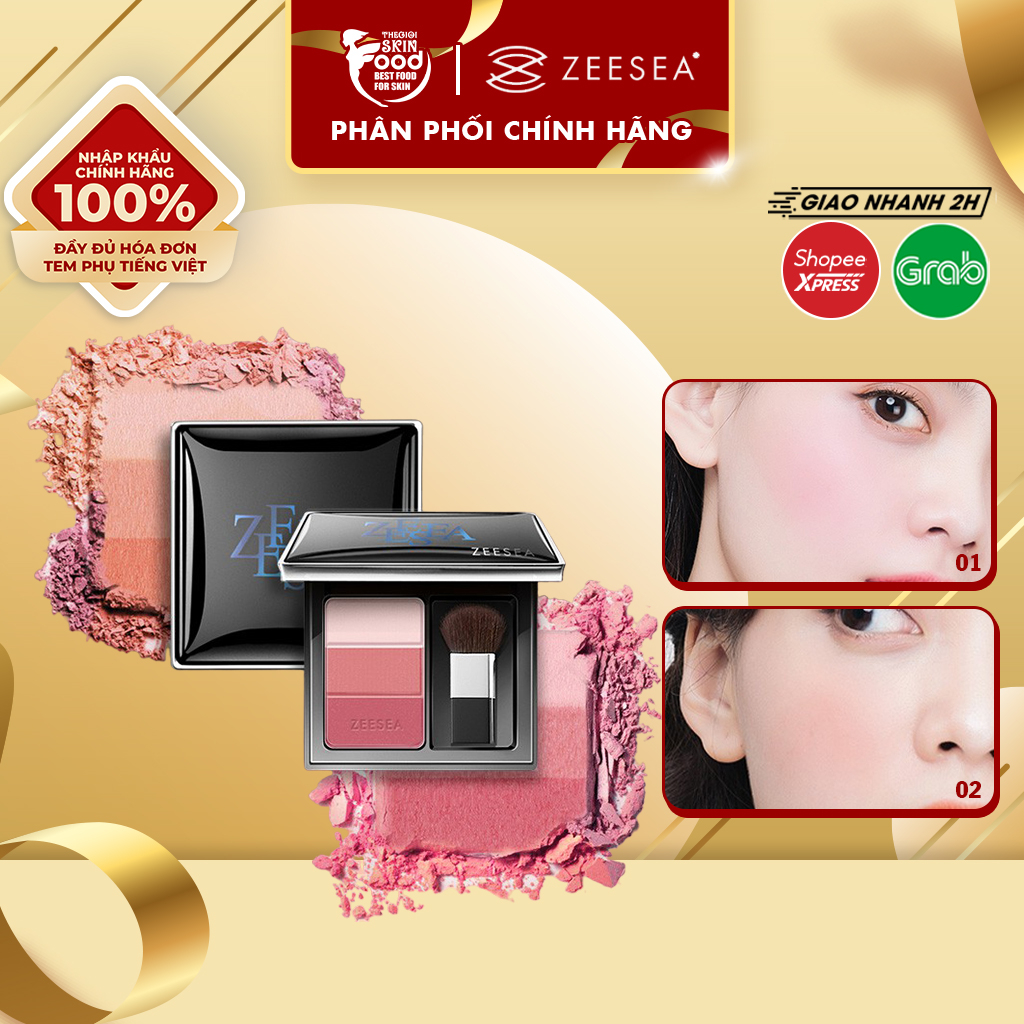 [IMPORTED] Zeesea 3 Color Concealer Blusher 5g | Shopee Singapore