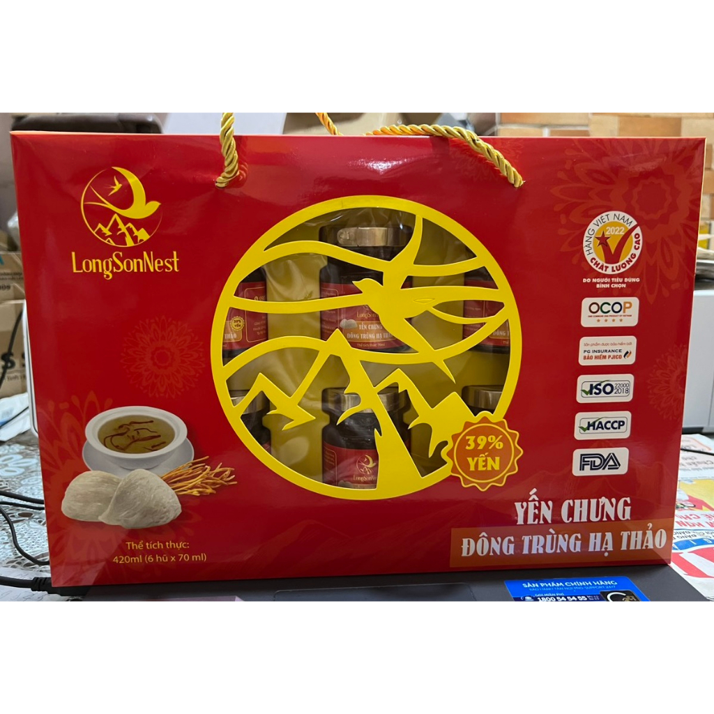 Premium Bird's Nest Braised with Cordyceps 39% bird's nest with handle ...