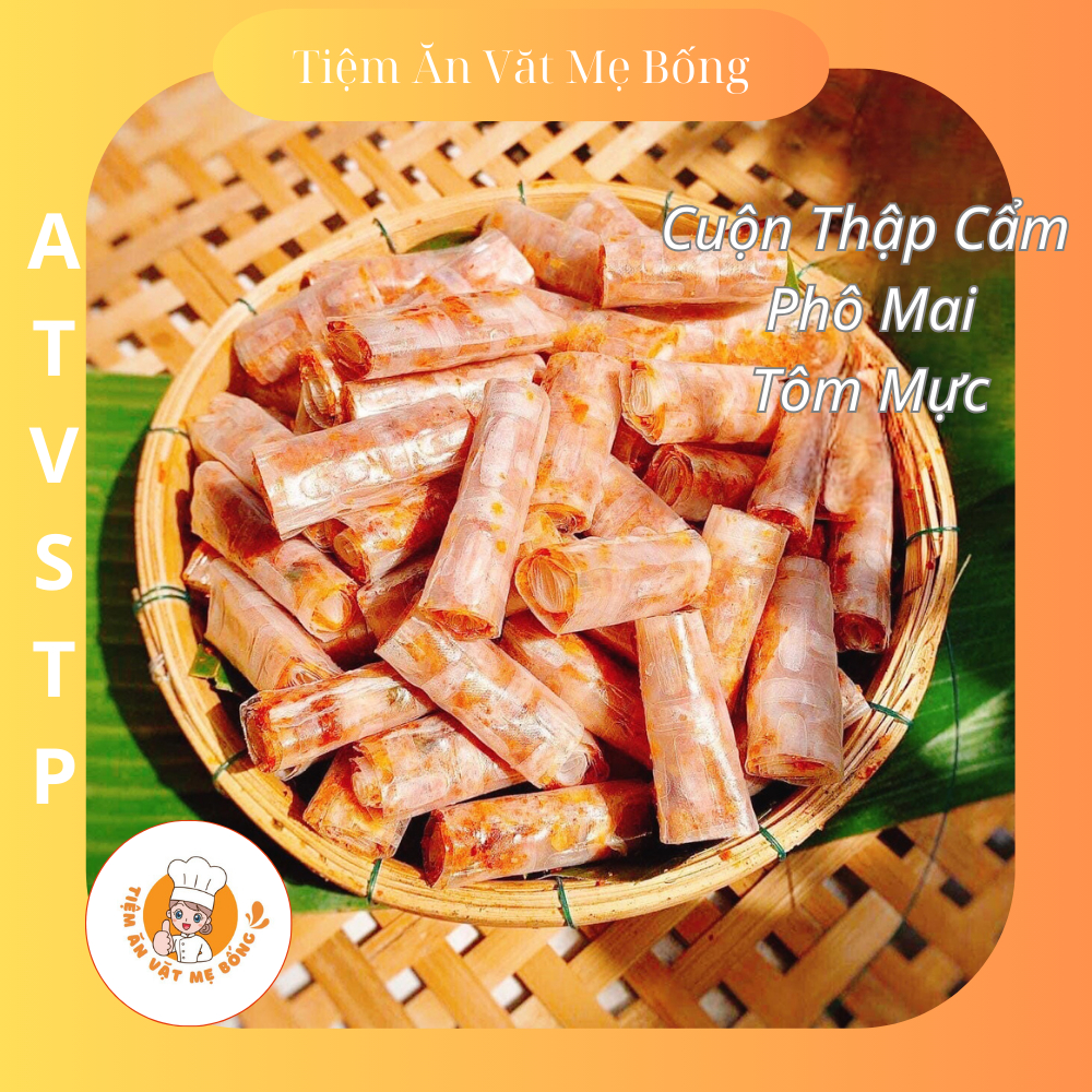 Super Delicious Rice Paper Rolls with Shrimp and Squid Cheese, 500g ...