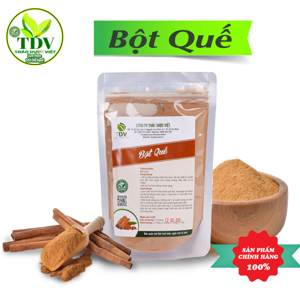 1kg Pure cinnamon powder, combo of 2 packs of 500g - Product of Viet ...