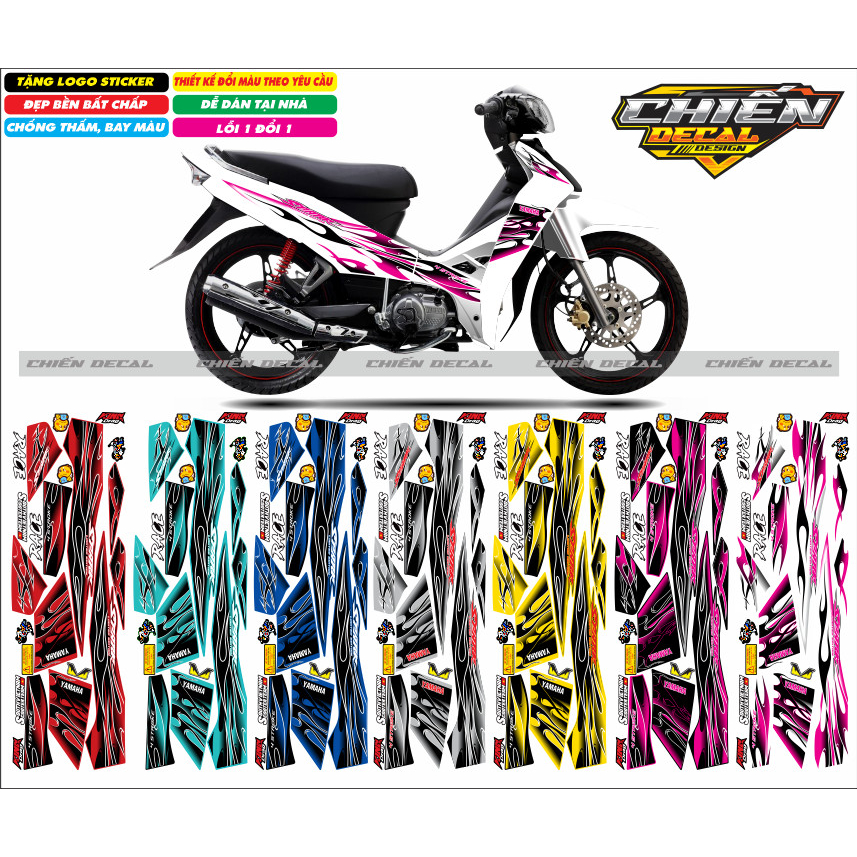 Sirius RC 110cc 50cc car decal, spark fire stamp model, many models to ...