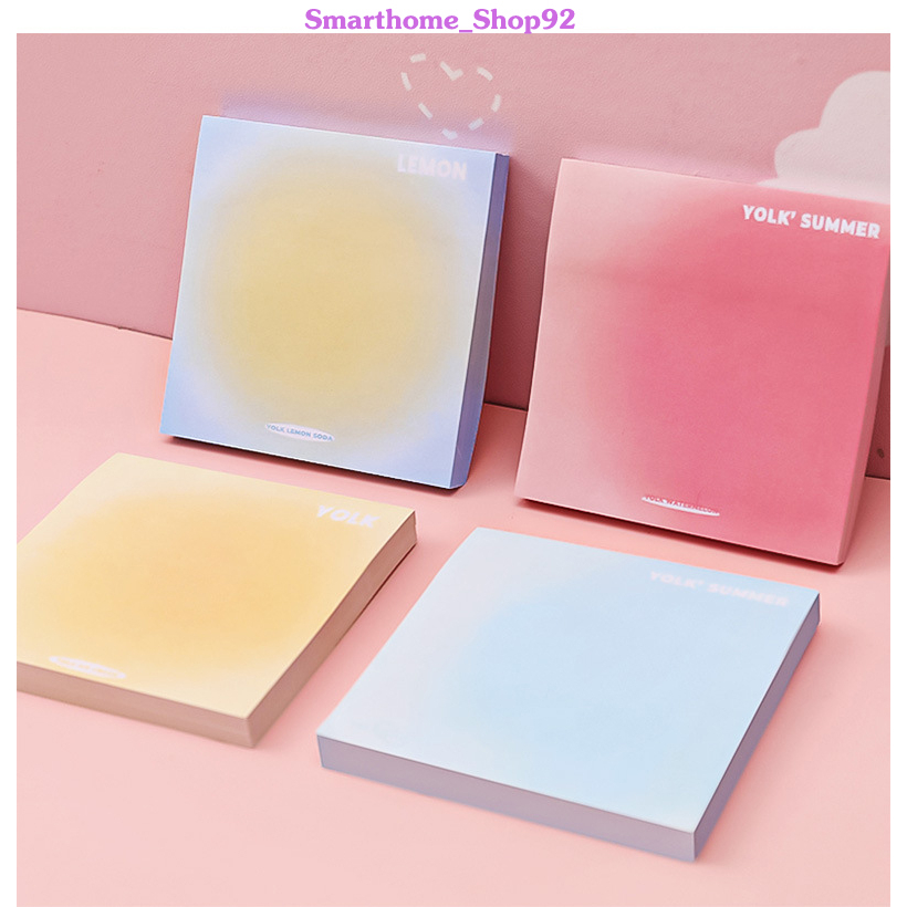 Multi-colored Note Paper, Memo Paper Set of 50 Convenient Book-Form ...