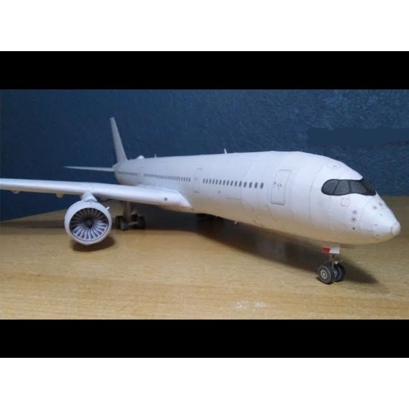 AIRBUS A350 airplane paper model, scale 1:120, self-collage. | Shopee ...