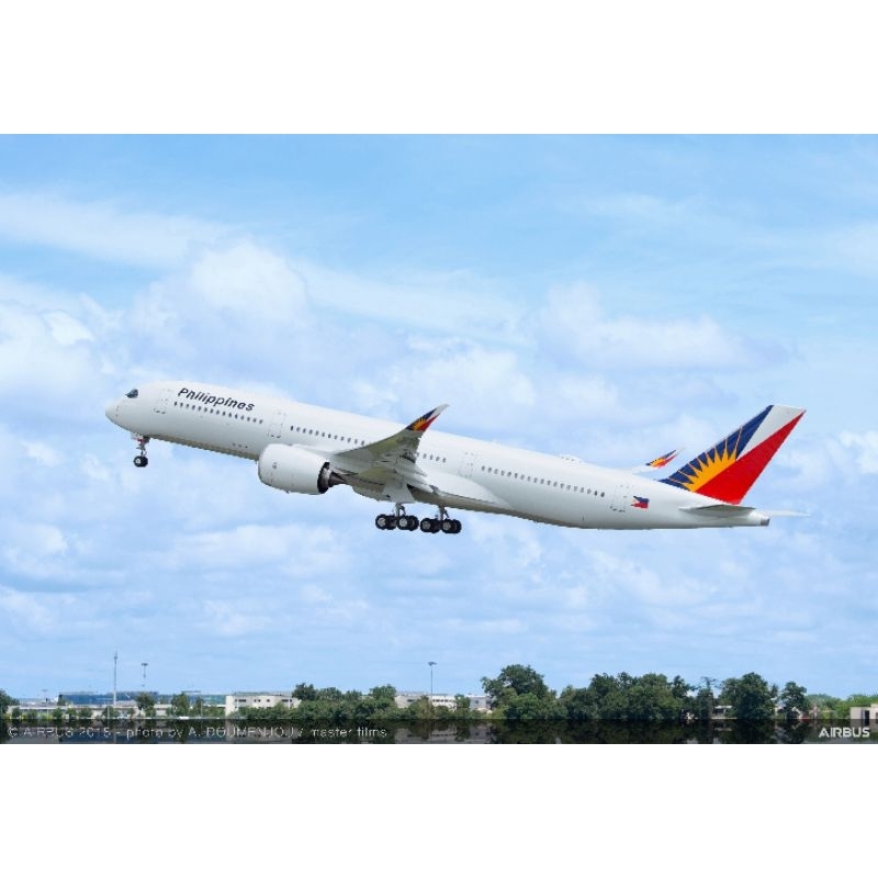 AIRBUS A350 airplane paper model, scale 1:120, self-collage. | Shopee ...