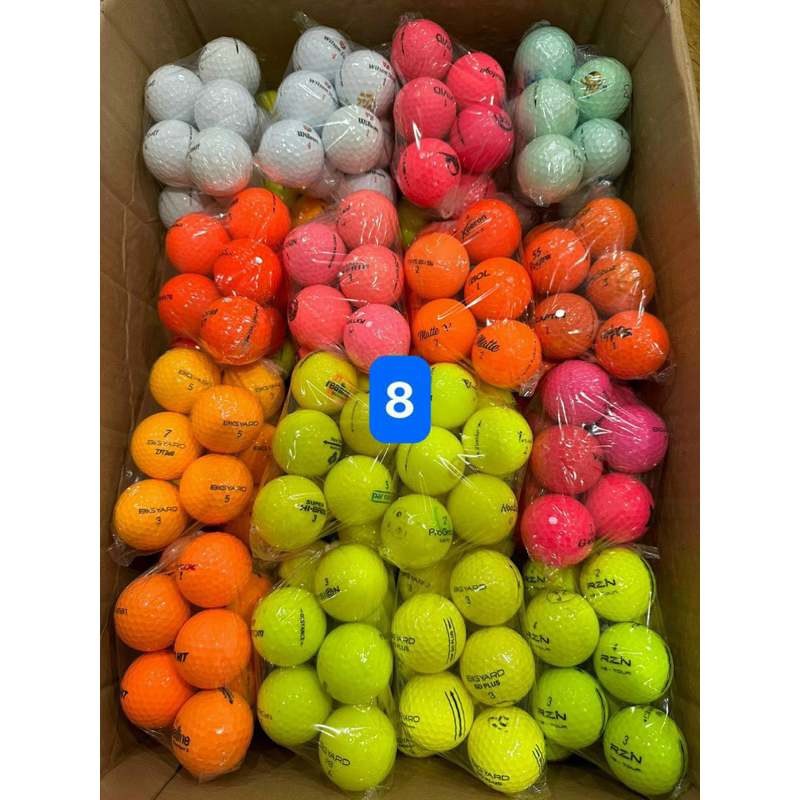 95% New Full Color Golf Balls (10 pieces) | Shopee Singapore