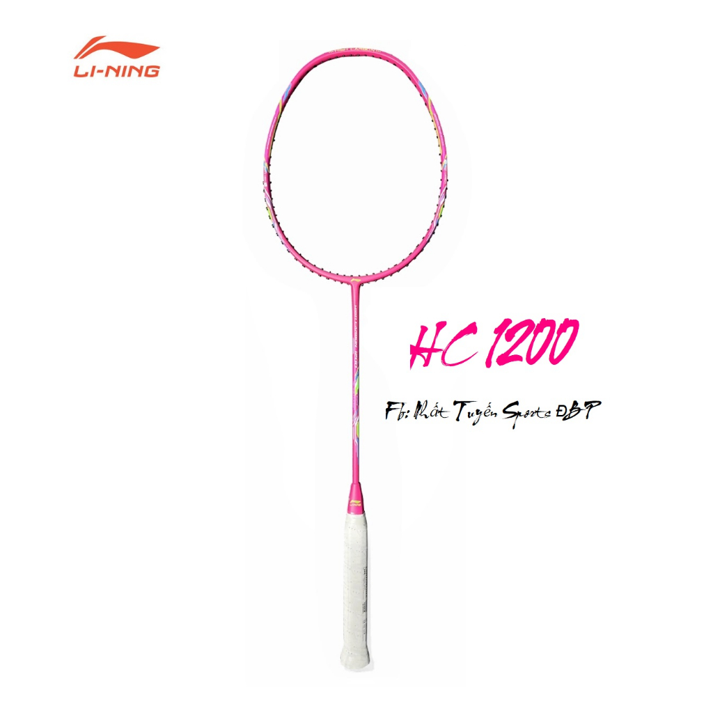 Lining High Carbon HC 1200 Pink Badminton Racket (Genuine) | Shopee ...