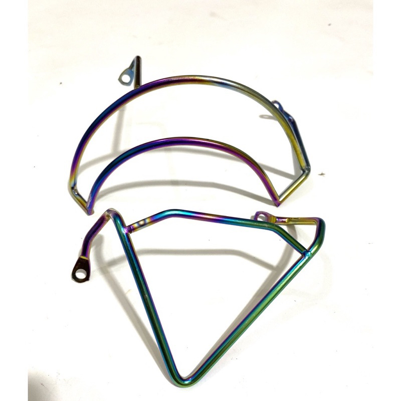 Wave 50cc-100-110 titanium engine block protection 7 colors | Shopee ...