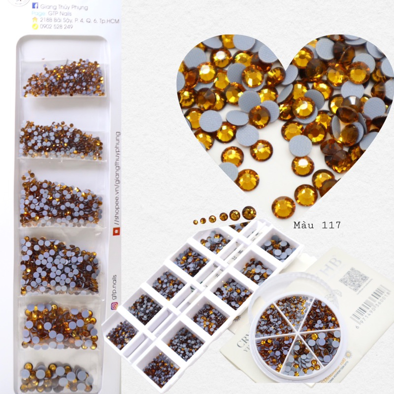 14 notched stone with mesh foot color 117 (YHB type a) | Shopee Singapore