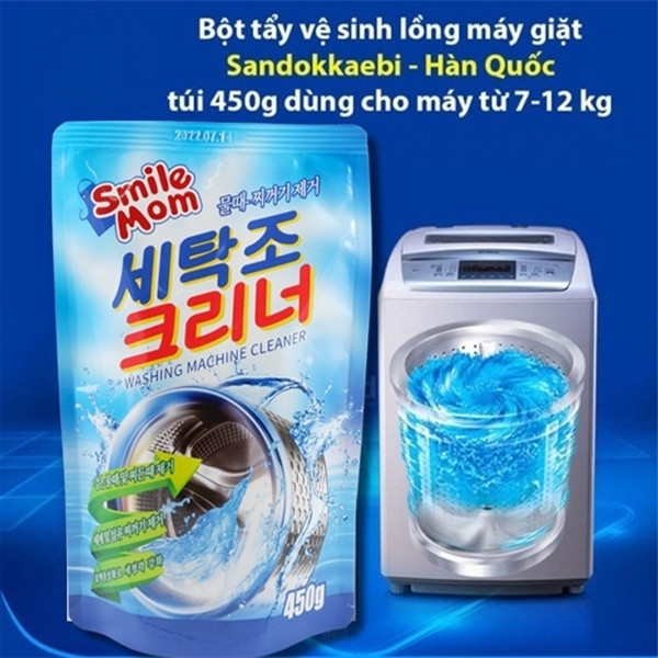 Korean washing machine drum detergent powder 450G | Shopee Singapore