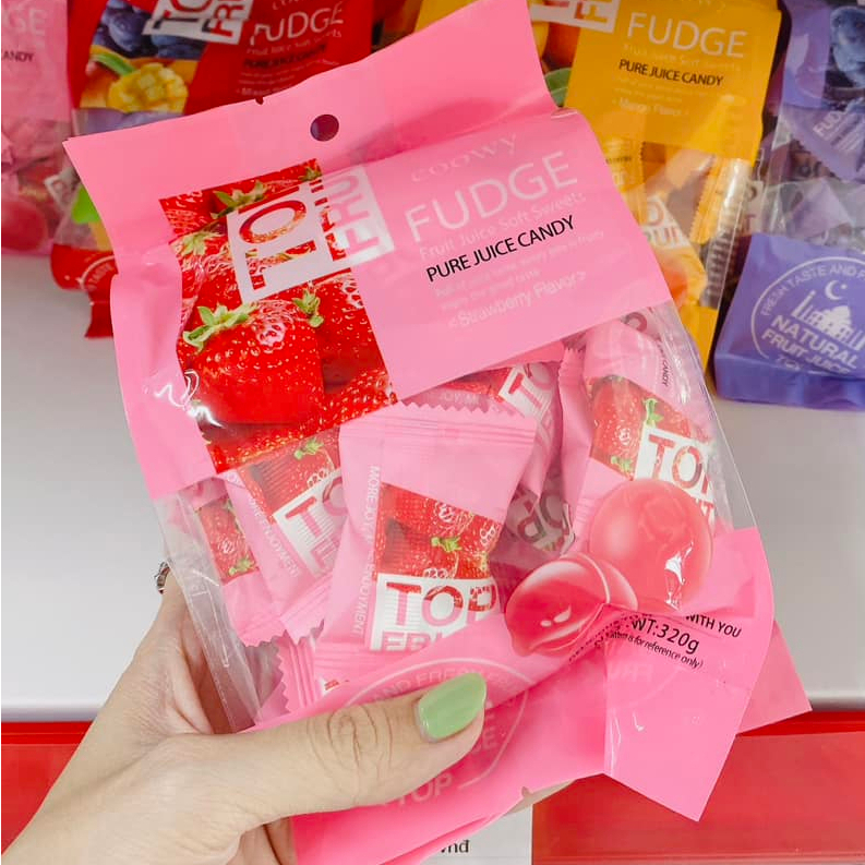 COMBO 4 PACKAGES OF TOP FRUIT COOWY FUDGE STRAWBERRY FUDGE - genuine ...