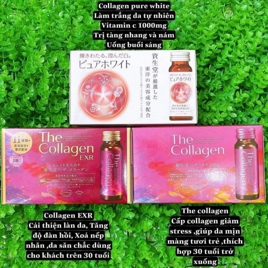 Collagen Shiseido The Collagen Pure White Collagen Exr Liquid | Shopee ...