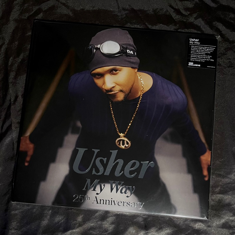 Usher Vinyl record - My Way (20th Anniversary, Clear Gray swirl Vinyl ...