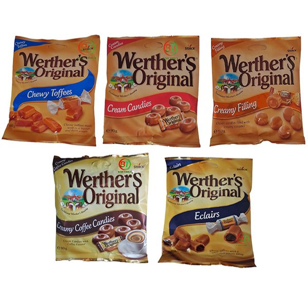 (HSD 2025) Storck brand Werther's Original candy, 80g-100g package from ...