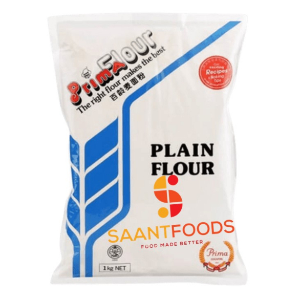 Prima Plain Flour Blue Flour Wheat Flour - 1 kg | Shopee Singapore