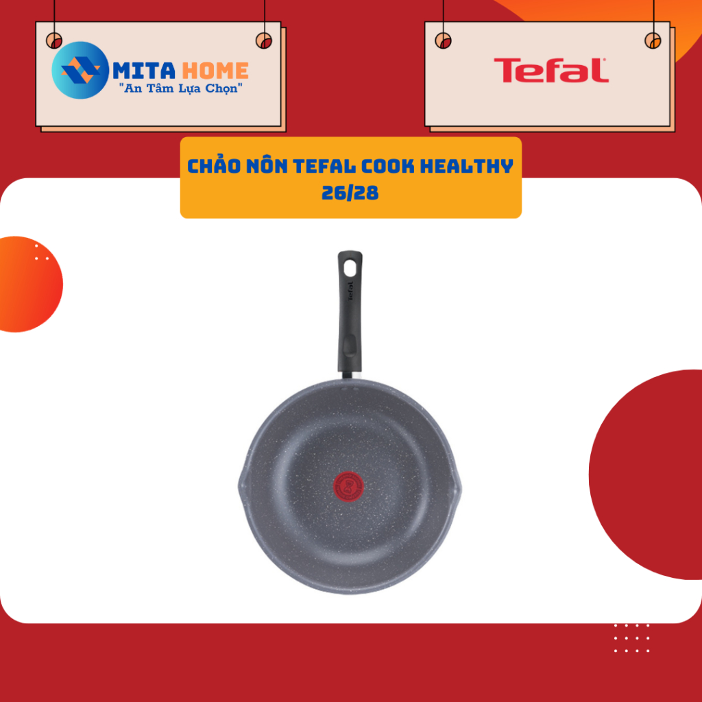 Tefal Cook Healthy non-stick frying pan for all types of vomit stoves ...