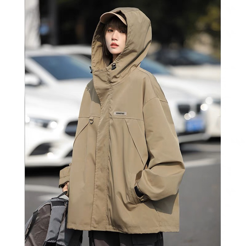 ESSENTIALS APT Unisex men's and women's windJacket from wide, high ...