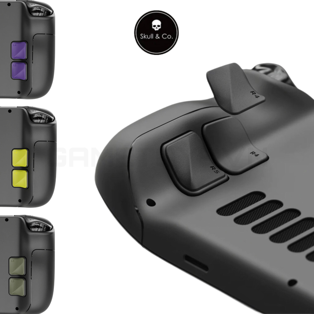 Combo of 4 genuine Back Button stickers (Skull & Co) for Valve Steam ...