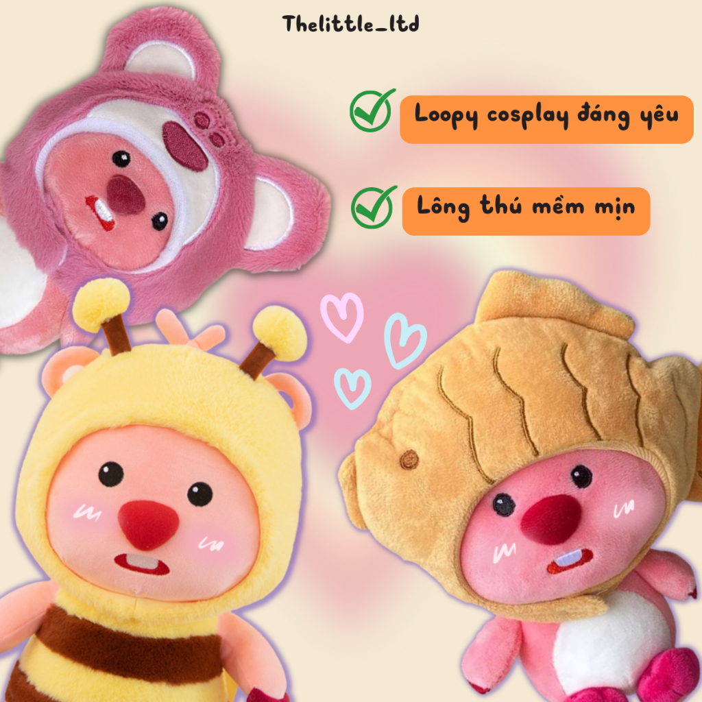 Loopy stuffed animal cute cartoon character cosplay keychain | Shopee ...