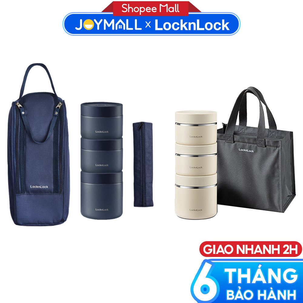 Set of 3 LocknLock Lunch Box LHC8052S01 LHC8052S02 1.1L thermos Lunch ...