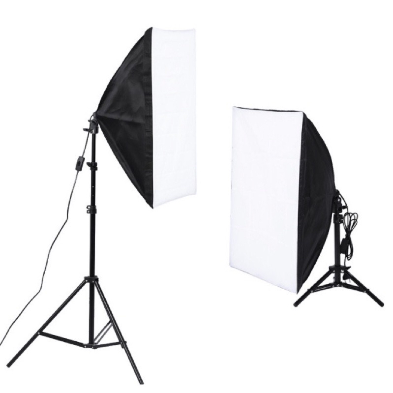Studio Light Set for Product Photography 2m Light Stand with Softbox ...