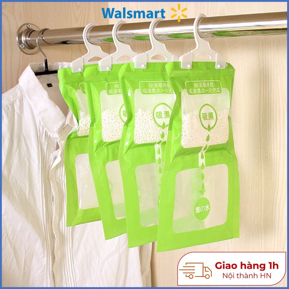 Wardrobe dehumidifier bag, bedroom dehumidifier, 2-compartment ...