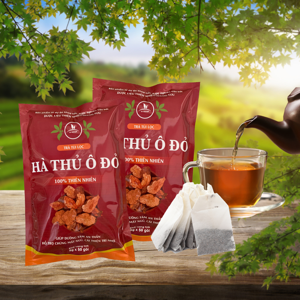 Ha Thu O Trung Ou Tea. Tonic Black Hair, Improve Early Gray Hair, Hair ...